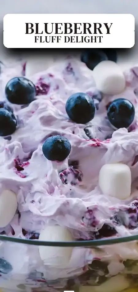 Blueberry Fluff Salad: An Easy Indulgence For Any Occasion - Bensrecipes