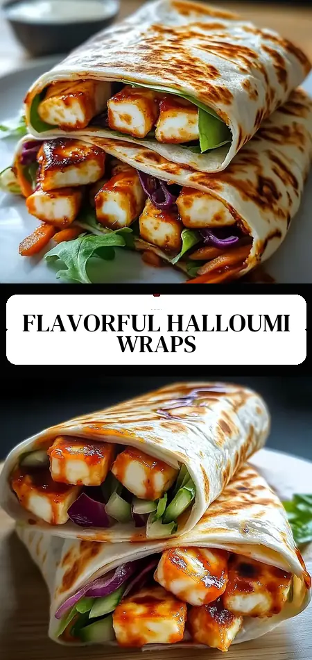 Sweet Chili Halloumi Wraps: A Quick & Flavor-Packed Delight - Bensrecipes