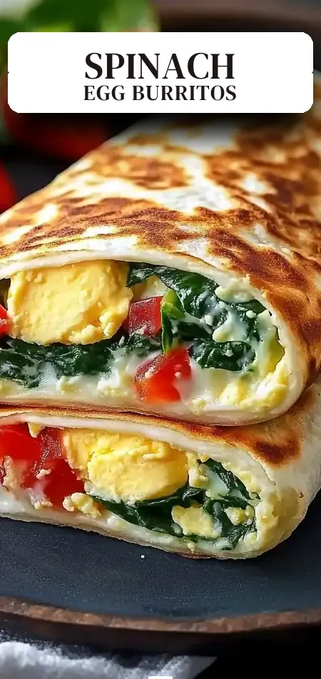Creamy Egg Spinach Burritos Easy Recipe For Lasting Energy - Bensrecipes