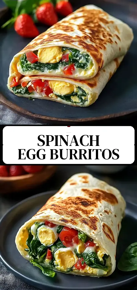 Creamy Egg Spinach Burritos Easy Recipe For Lasting Energy - Bensrecipes